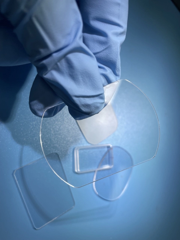 Customized Laser Cut Sapphire Crystal Glass Sapphire Optical Protective ...