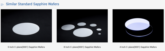 4Inch Customized A Axis Sapphire Wafers For Epitaxial Growth 430um SSP ...