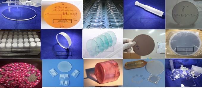 Custom high quality transparent quartz wafer high light transmittance ...